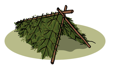 Bygg en enkel gapahuk - KFUK-KFUM-speiderne